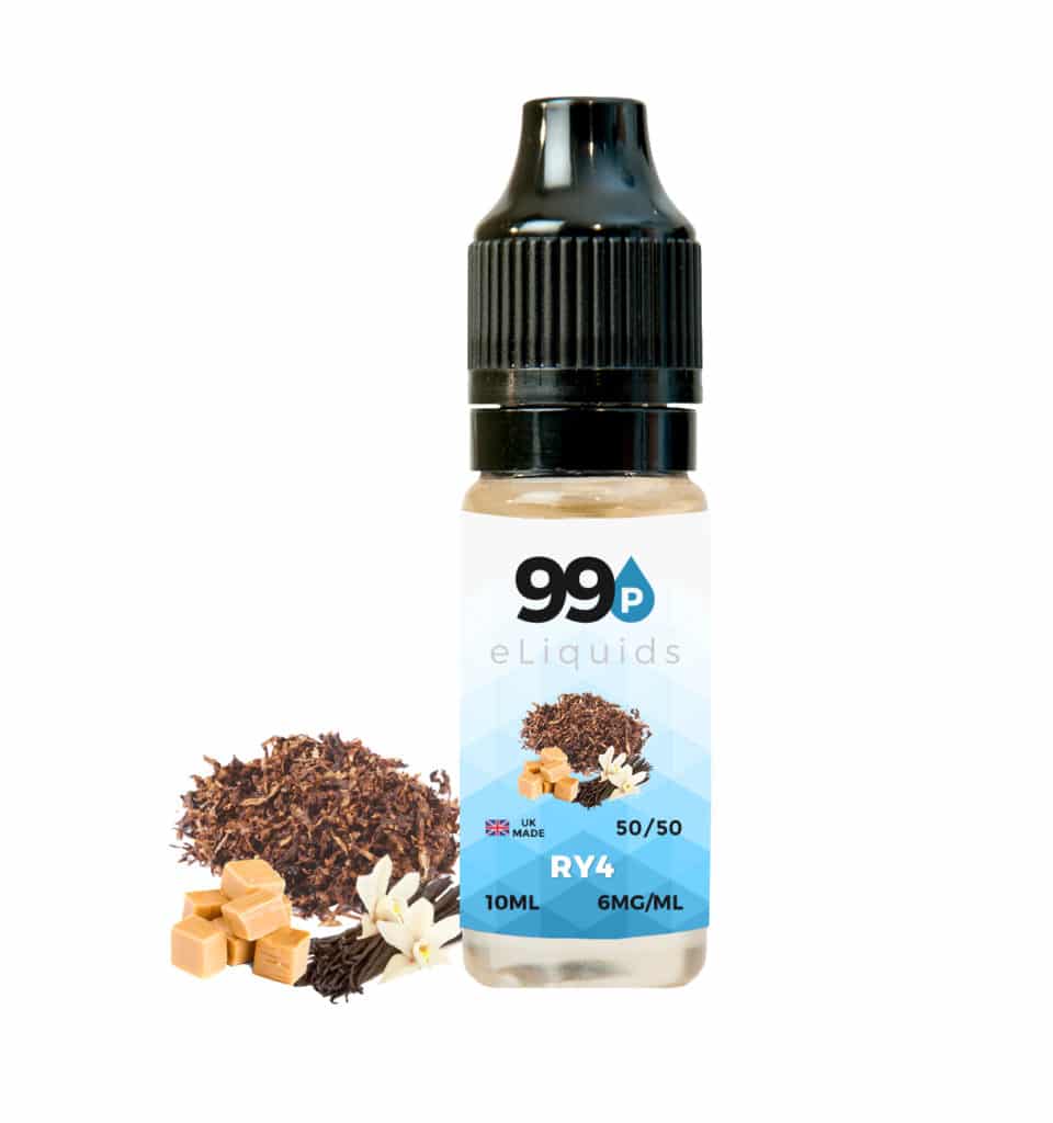 RY4 Tobacco E Liquid 99p 10ml - Cheap Vape & Vapour Liquid in UK